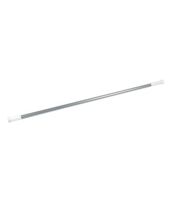 Tringle extensible aluminium hydro chromé 75,115cm - 75 à 115 cm - Argent