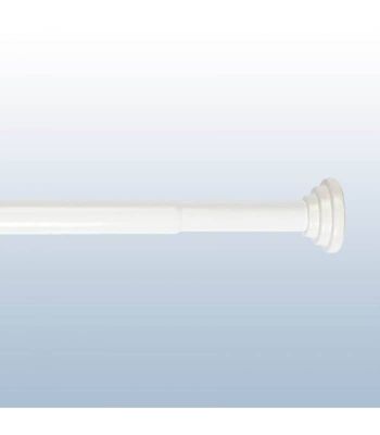 Tringle extensible entre 2 murs sans percage blanc - 90 à 140 cm ...