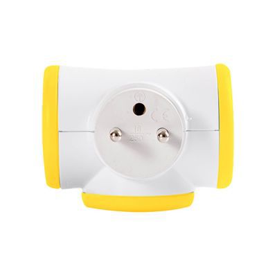 Triplite rotative jaune Watt & Co 16 A