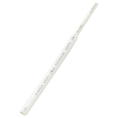 TRU COMPONENTS 1566764 Gaine thermorétractable sans colle blanc 9 mm - 10 m