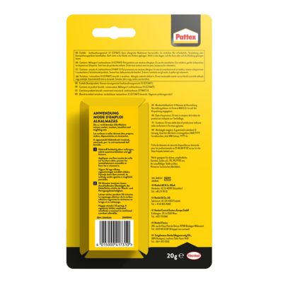 Tube de colle pour tissu, 40 ml Pattex