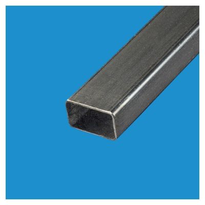 Tube rectangulaire acier 50x25 ep 3 mm, 2 metres - Comment Fer