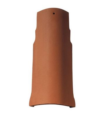 Tuile canal stop Silvacane rouge terre cuite