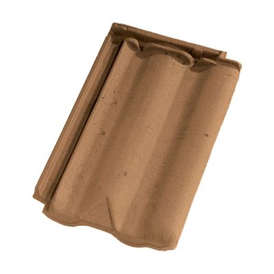 Tuile Delta 10 vieilli masse terre cuite Edilians | Castorama