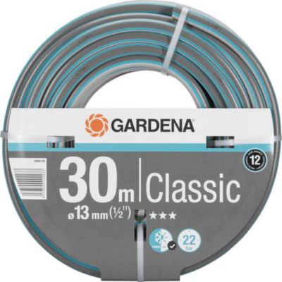 Tuyau d'arrosage Classic 1/2" 13 mm, 30 m, PVC gris-bleu - Compatible ...