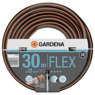 Tuyau d'arrosage GARDENA Comfort Flex 13 mm (1/2") 30 m - noir, orange