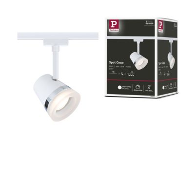URail Spot sur rail Cone Spot individuel GU10 max. 10W gradable 230V ...