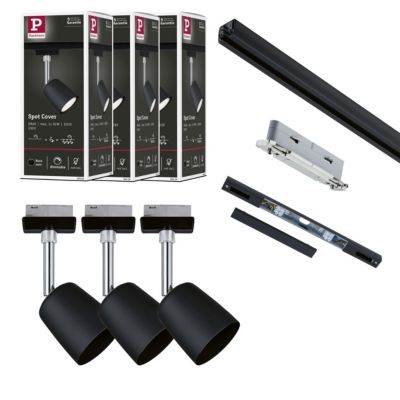 URail Spot sur rail Cover Kit de démarrage GU10 max. 10W gradable 230V ...