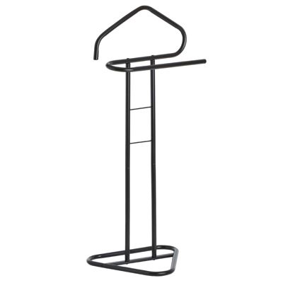 Valet CAMILO, en métal laqué noir