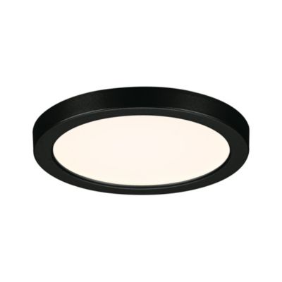 VariFit Panneau encastré LED Areo IP44 rond 118mm 6,5W 550lm 3000K Noir
