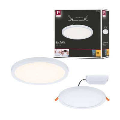 VariFit Panneau encastré LED Areo IP44 rond 175mm 13W 1200lm 3000K Blanc