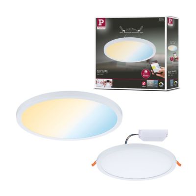 VariFit Panneau encastré LED Smart Home Zigbee 3.0 Areo IP44 rond 230mm 16W 1400lm Tunable White ...