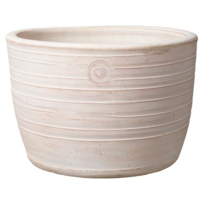 Vase Torre terre cuite beige ∅.33 cm Deroma