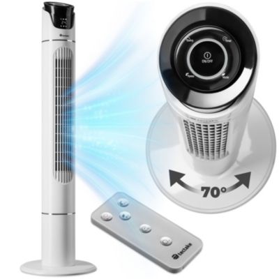 Ventilateur colonne oscillant 3 modes de ventilation et 3 niveaux de ...