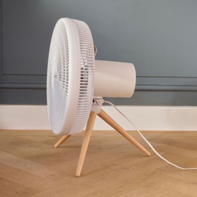 Ventilateur de table pieds en bois GoodHome ø 44 cm 3 vitesses
