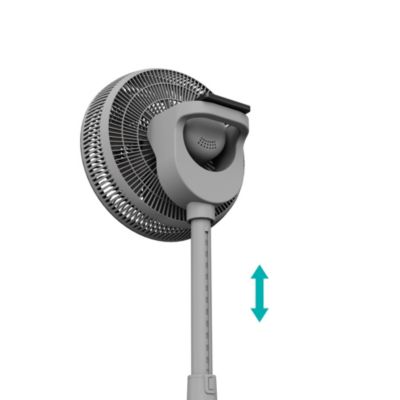 Ventilateur sur pied oscillant 26 vitesses gris avec télécommande, Duux ...