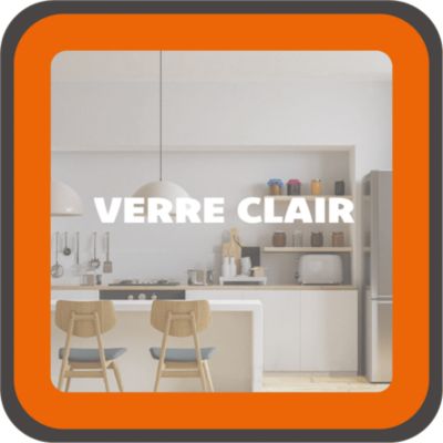 Verrière 5 verres Hudson - L x H : 168 x 125 cm - Laqué brun 2650 ...