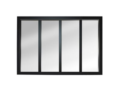 Verrière noire 4 carreaux | Castorama