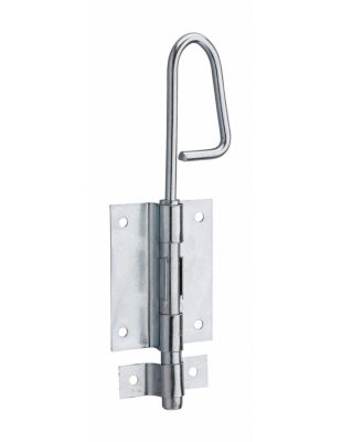 Verrou baillonette, platine, 12x200mm, zingué - THIRARD