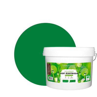 Vert Electrique Peinture interieur aspect mat Natura - Vert Electrique ...