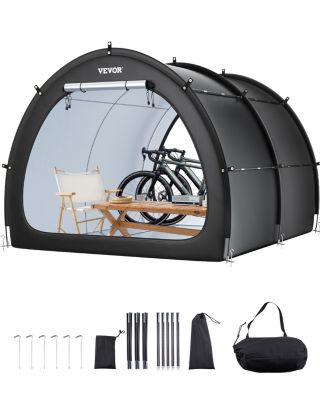 VEVOR Abri vélo +5 vélos, tente étanche, forme éventail, Oxford.