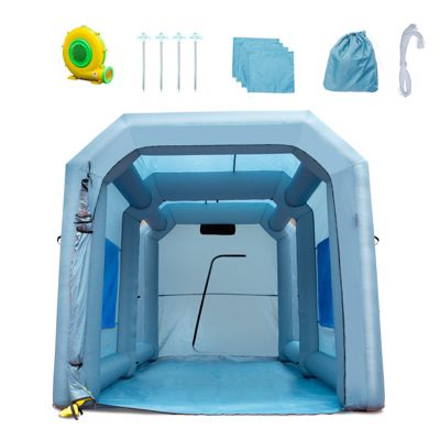 VEVOR Cabine peinture gonflable 4x2.95x2.75m, Oxford 210D, souffleur ...