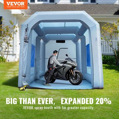VEVOR Cabine peinture gonflable 4x2.95x2.75m, Oxford 210D, souffleur ...
