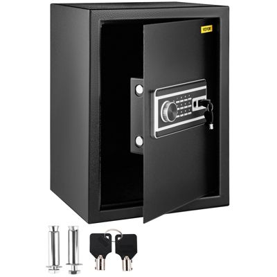 VEVOR Coffre-fort biométrique 60L, empreintes combi clés, acier anti ...