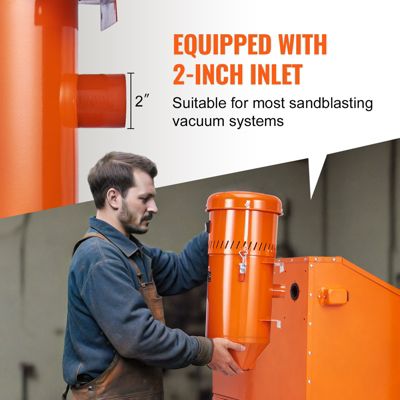 VEVOR Collecteur poussière 1450W, 1.8 gallons, ajustement universel ...