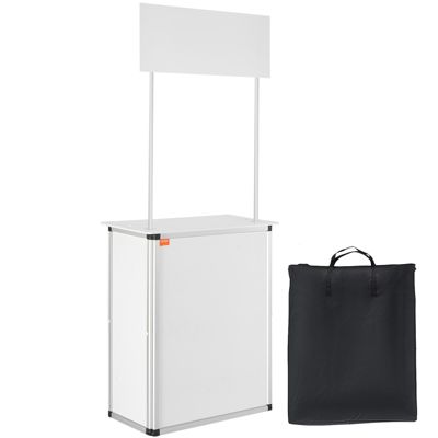VEVOR Comptoir de stand portable 785x380x1815 mm avec support et sac de ...