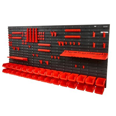 VEVOR Etagère Bac à Bec Plastique, 30 Boites Empilables, Organisateur ...