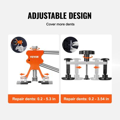 VEVOR Kit débosselage sans peinture 69 pièces avec extracteur, marteau ...