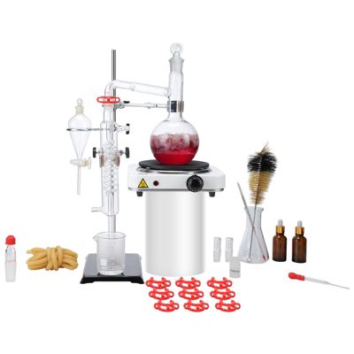 VEVOR Kit distillation huile essentielle 33 pièces, appareil 500mL ...