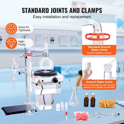 VEVOR Kit distillation huile essentielle 33 pièces, appareil 500mL ...
