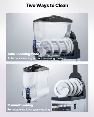 VEVOR Machine à granite réservoir unique 15L, inox, distributeur ...