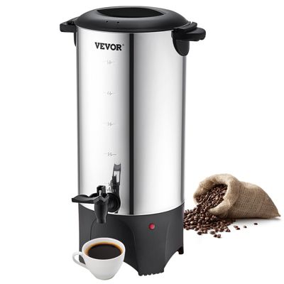 VEVOR Percolateur à Café 7,4 L (50 Tasses), Inox, Filtre Permanent ...