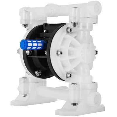 VEVOR Pompe à membrane pneumatique en polypropylène, double diaphragme ...