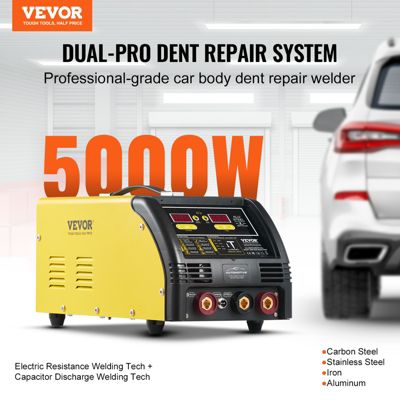 VEVOR Tire-clou carrosserie 5 kW, poste débosselage soudeuse points 10 ...