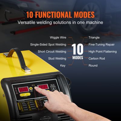 VEVOR Tire-clou carrosserie 5 kW, poste débosselage soudeuse points 10 ...