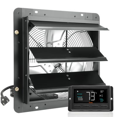 VEVOR Ventilateur extraction a volets 35.6cm controle T humidite ...