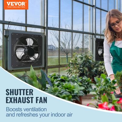 VEVOR Ventilateur extraction a volets 35.6cm controle T humidite ...