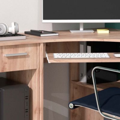 Vicco Bureau dangle Sonoma 83x76cm Set avec armoire PC