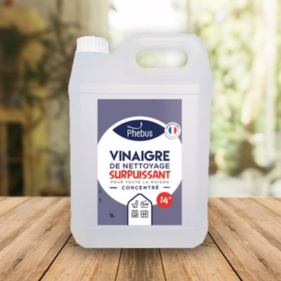 Vinaigre ménager surpuissant 14° Phebus 5L