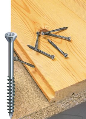 Vis à bois pour plancher Wirox torx Spax 3,5x55mm - 350 pièces