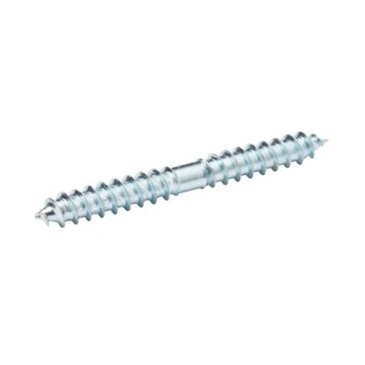 Vis à double filetage (bois/bois) 4x40 zingués mm - 5 pièces | Castorama