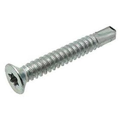 vis autof. tete fraisee torx 4.2x19 zg blanc - vendu par 500