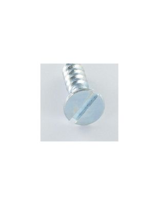 Vis bois Tête fraisée Fendue 3.5X25 Acier zingué - 10 pièces