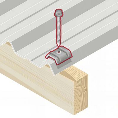 Vis SCELL-IT 6,3 x 100 mm sommet nervuré TH12 Anthracite RAL7016 ...