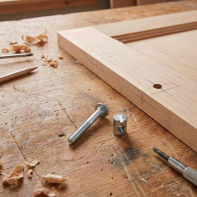 Vis tête bombée + plot en acier zingué, Ø.6 x L. 50 mm vendue par 4 pièces