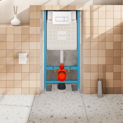 VITRA Pack WC Mia suspendu cuvette carénée fixations invisibles et bati ...